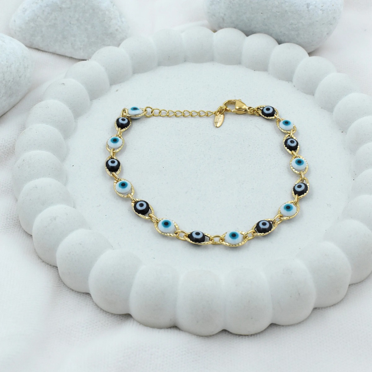 Azure Eye Protective Bracelet | Gold Plated Jewellery